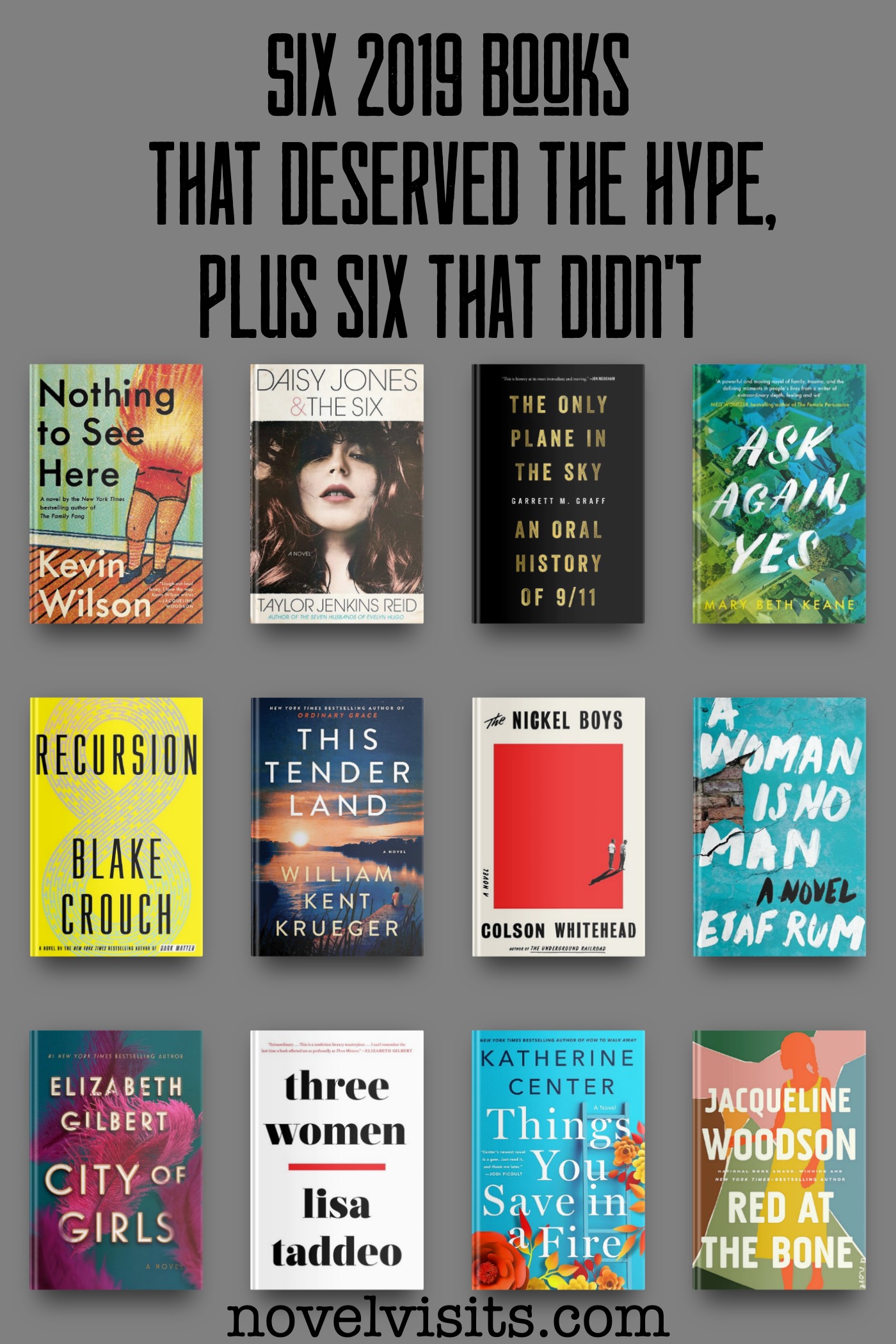 Six 2019 Books That Deserved the Hype, plus Six That Didn't - Novel Visits
