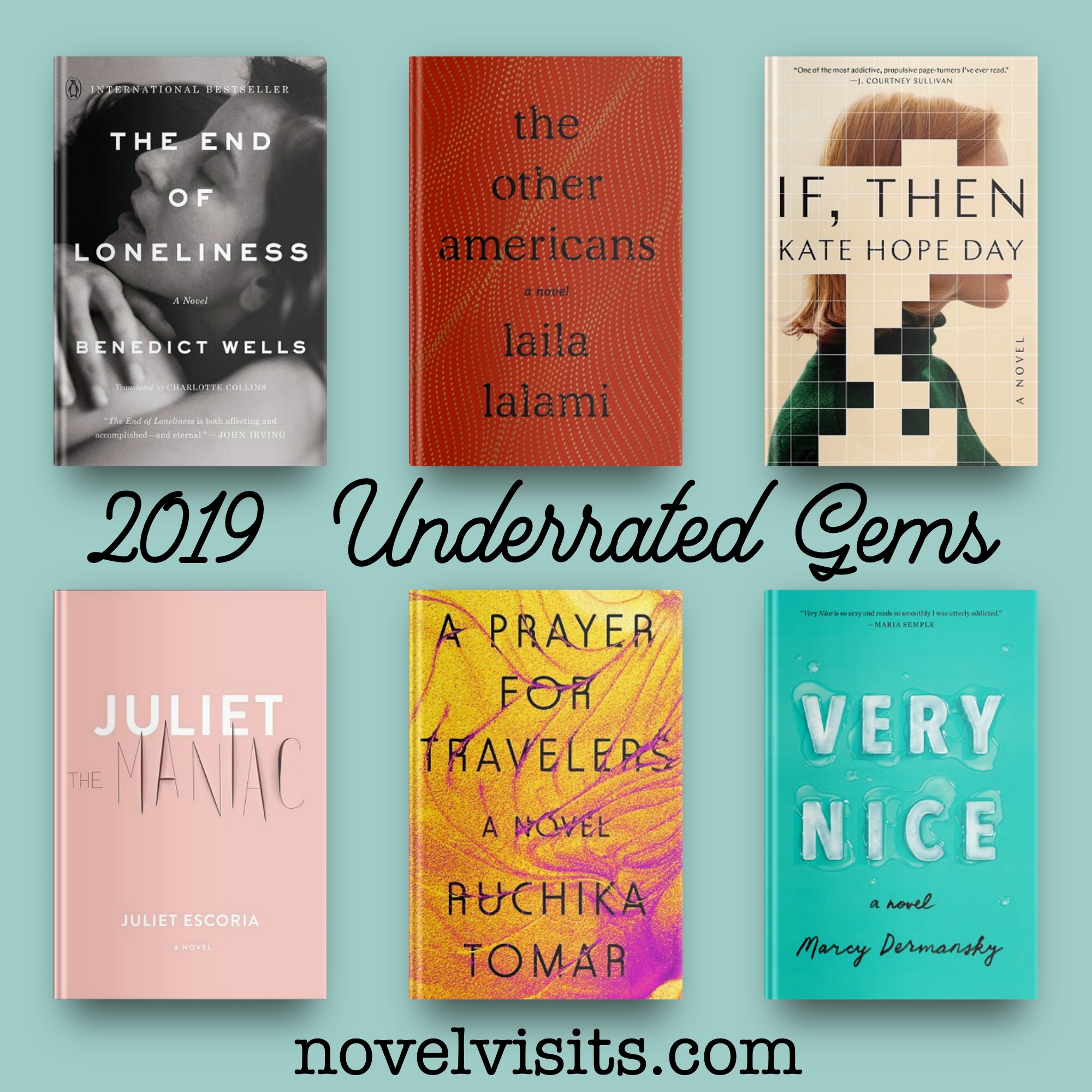 Six 2019 Underrated Gems | #AMonthofFaves - Novel Visits