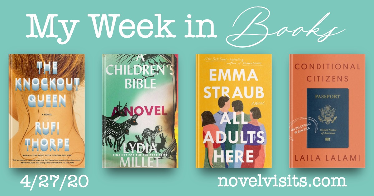 My Week in Books for 4/27/20 | More - Novel Visits