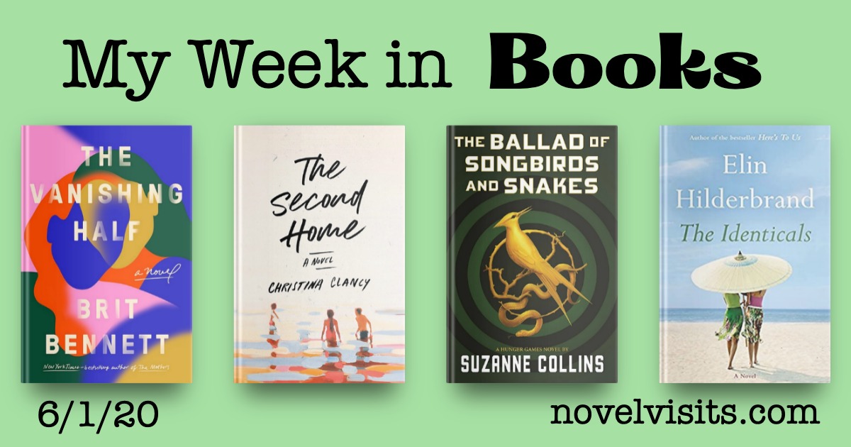 My Week in Books for 6/1/20 | More - Novel Visits