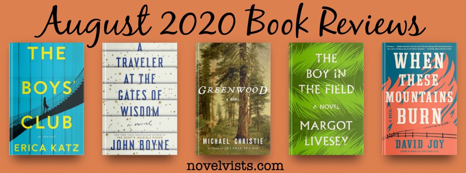 FIVE BOOKS TO READ NOW! August 2020 Book Reviews - Novel Visits