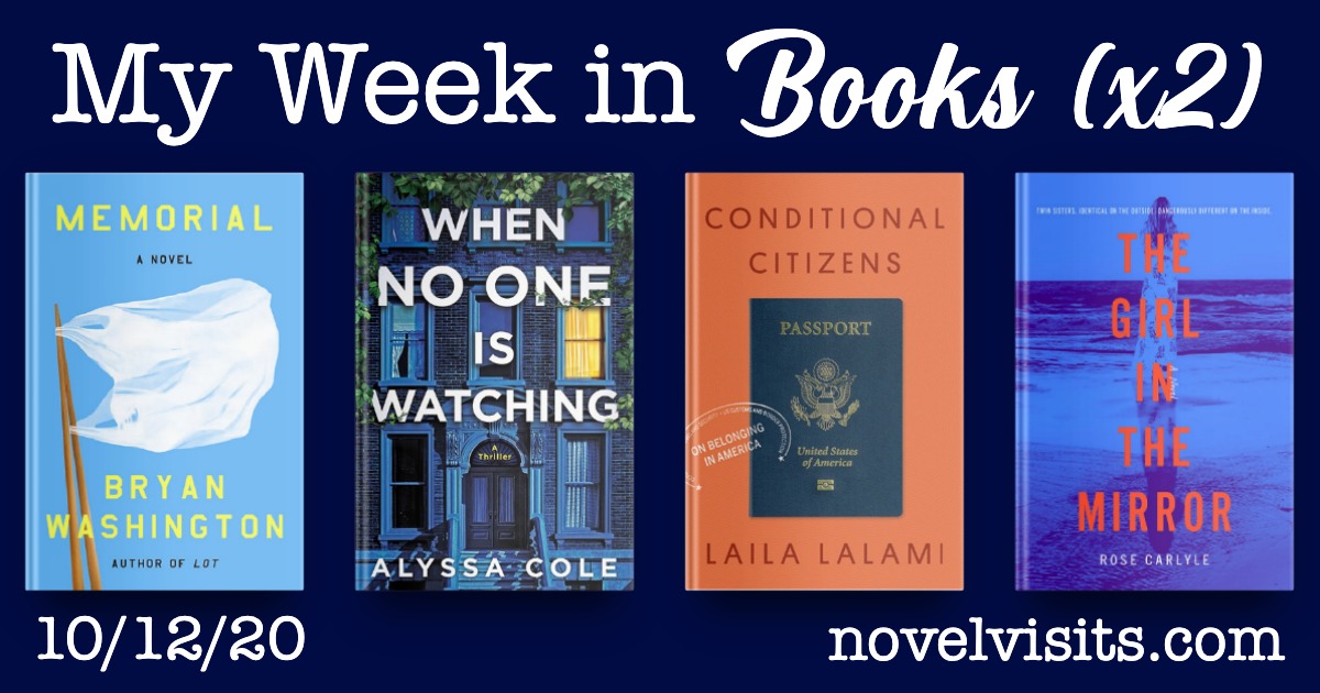My Week in Books (x2) for 10/12/20 | More - Novel Visits