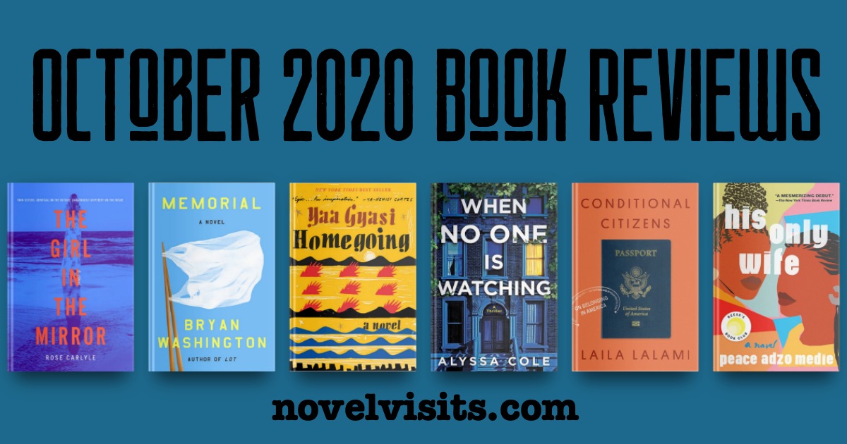 October 2020 Book Reviews - Print & Audiobooks - Novel Visits
