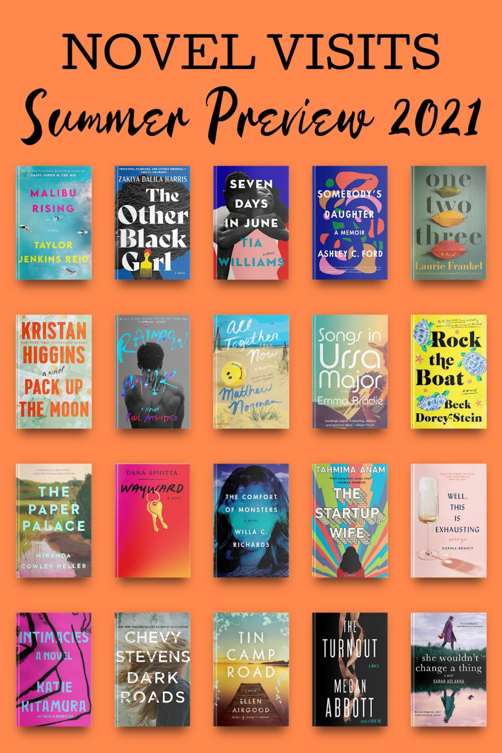 Novel Visits ~ Summer Preview 2021 | More - Novel Visits