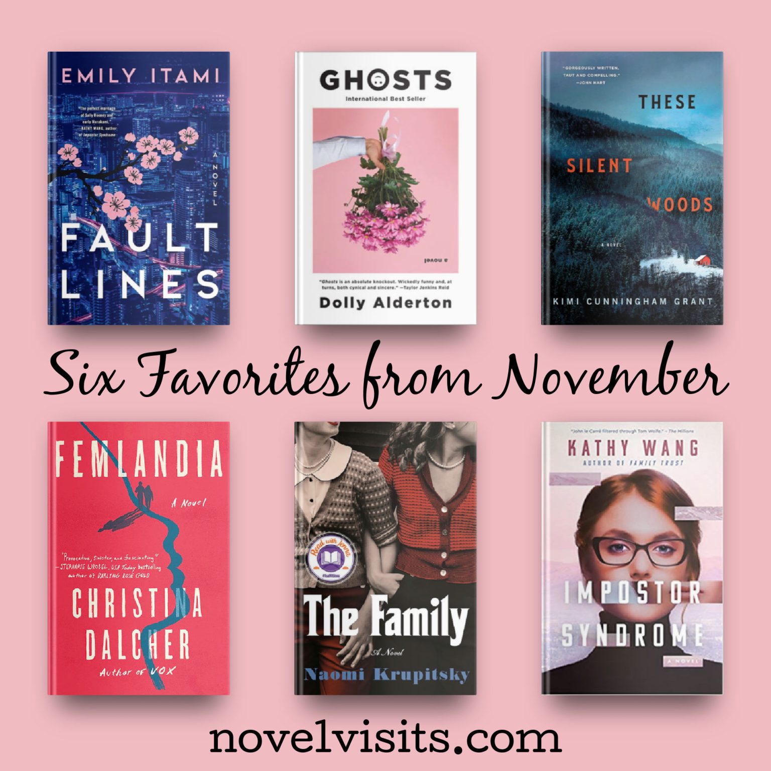 Six Favorites from November | Reviews - Novel Visits