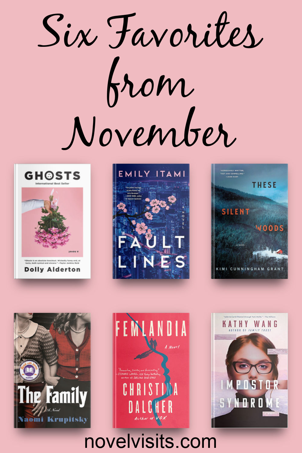 Six Favorites from November | Reviews - Novel Visits