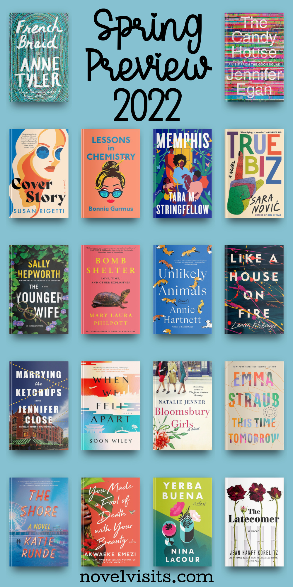 Novel Visits ~ Spring Preview 2022 - Novel Visits