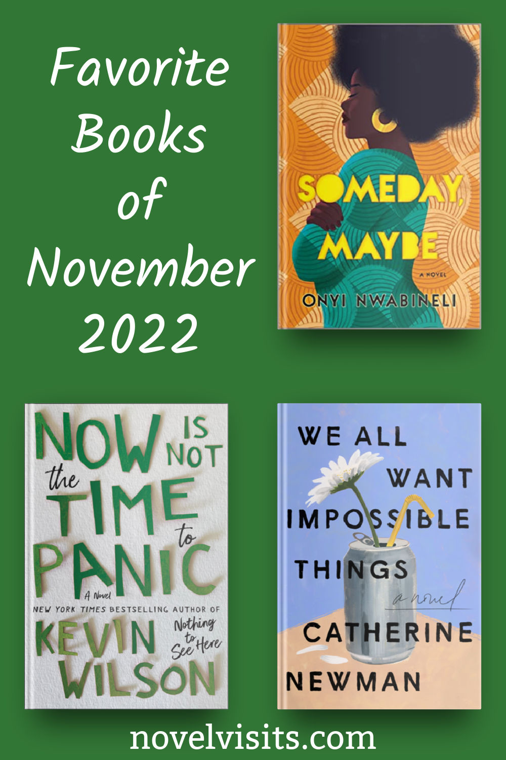 Favorite Books of November 2022 - Novel Visits