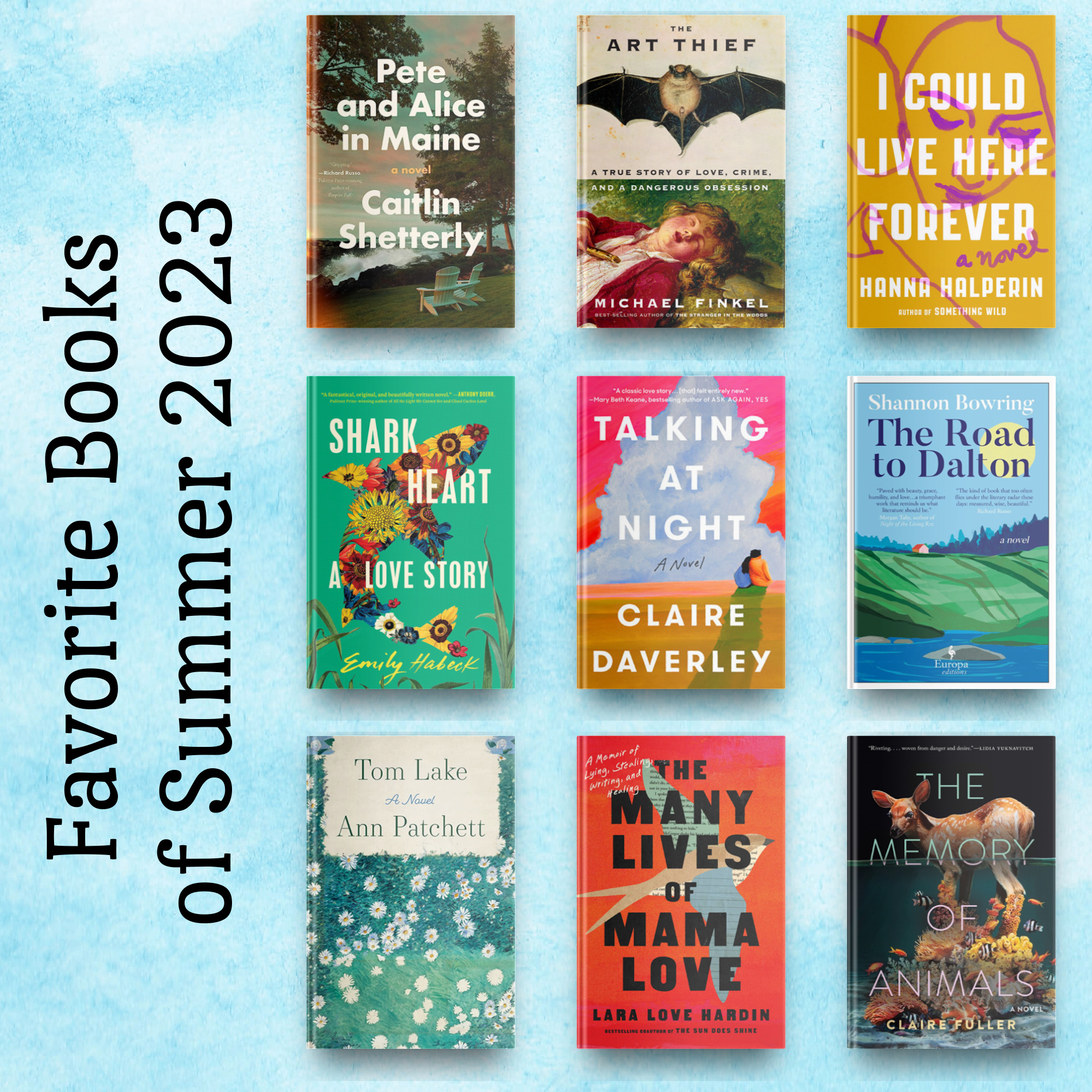 Favorite Books of Summer 2023 - Novel Visits