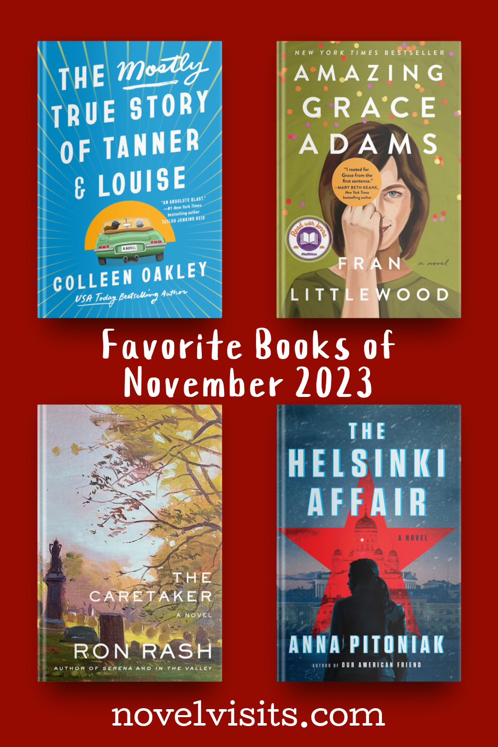 Favorite Books of November 2023 - Novel Visits
